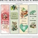 Printable Bookmark Bundle - 4 Sets of Themed Printable Bookmarks ...