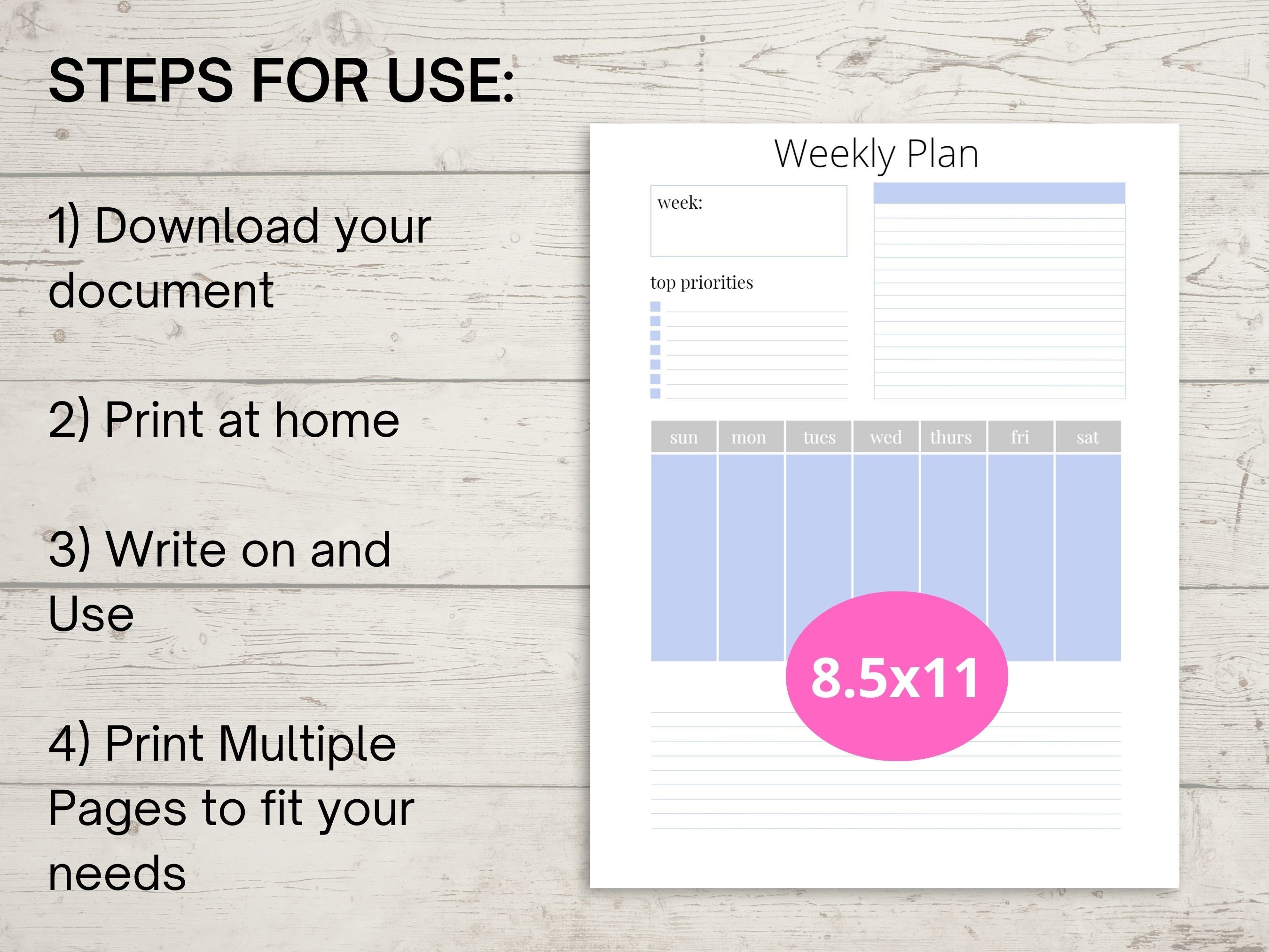 Essential Printable Checklist Bundle - Etsy