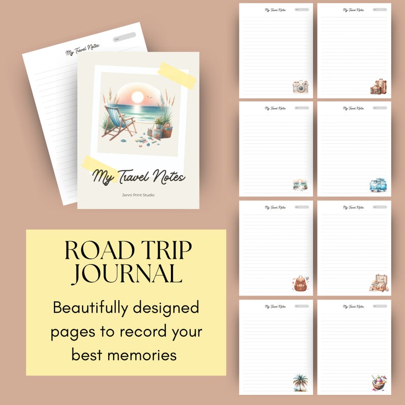 Printable Road Trip Planner Bundle for Family With Kids Activities ...