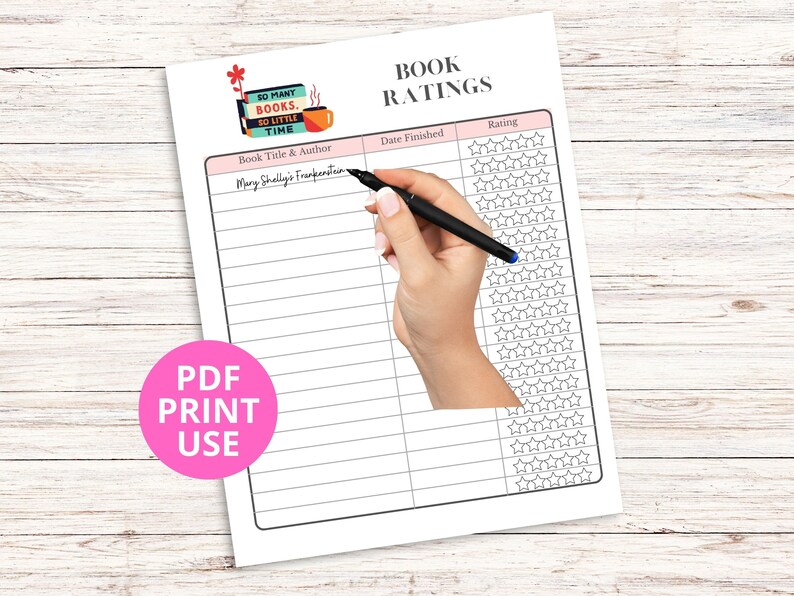Printable Book Tracker Bundle With Bonus Travel Themed Bookmarks - Etsy