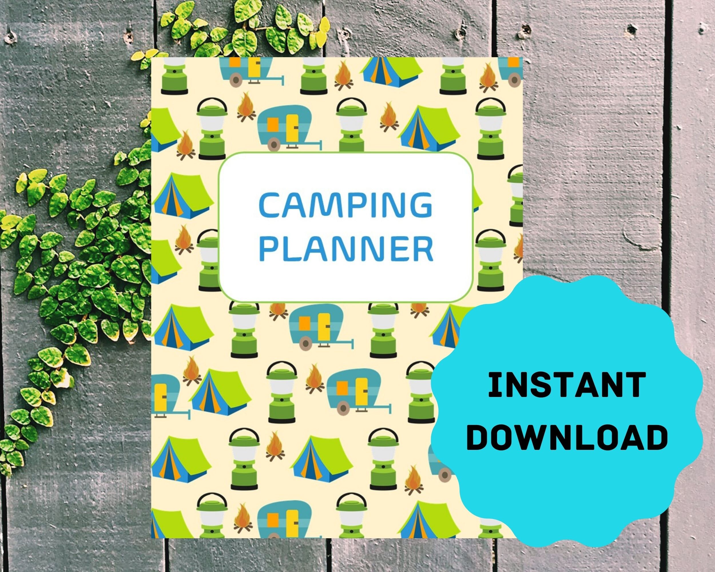 Printable Camping Planner + Journal, Perfect for Camping With Kids ...