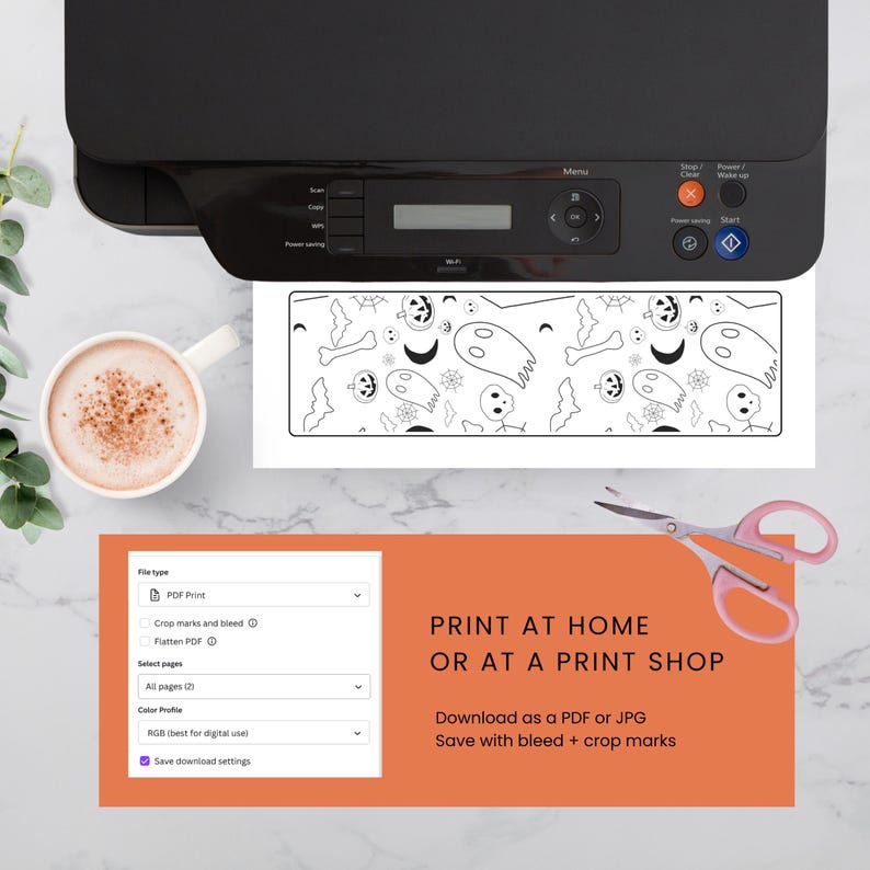 Printable Coloring Halloween Bookmarks: Holiday Bookmarks, DIY Kid's ...