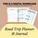 Printable Road Trip Planner: Kids Activities & Travel Journal (PDF ...