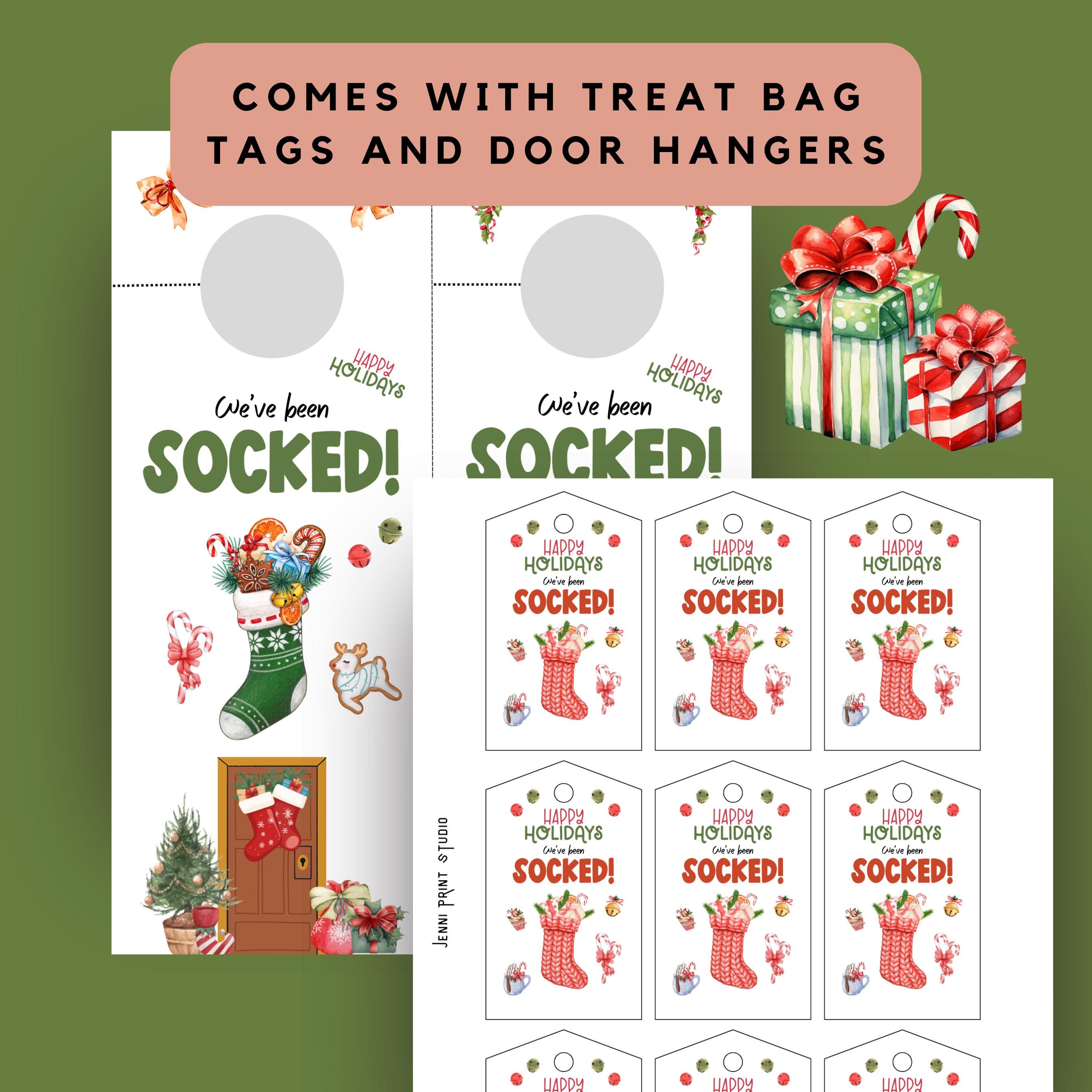 You've Been Socked Secret Holiday Treat Exchange Game for Neighbors ...