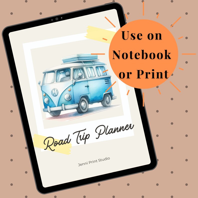 Printable Road Trip Planner: Kids Activities & Travel Journal (PDF ...