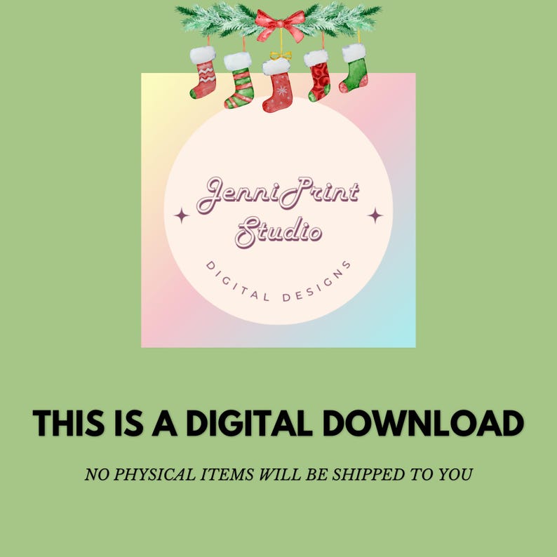 Printable Fillable PDF Christmas List for Gift Giving, Holiday Shopping ...