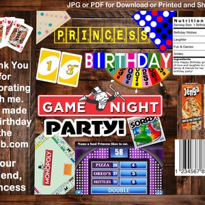 Game Night Chip Bag - Etsy