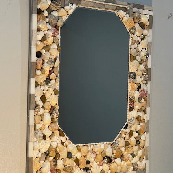 Seashell Mirror - Etsy