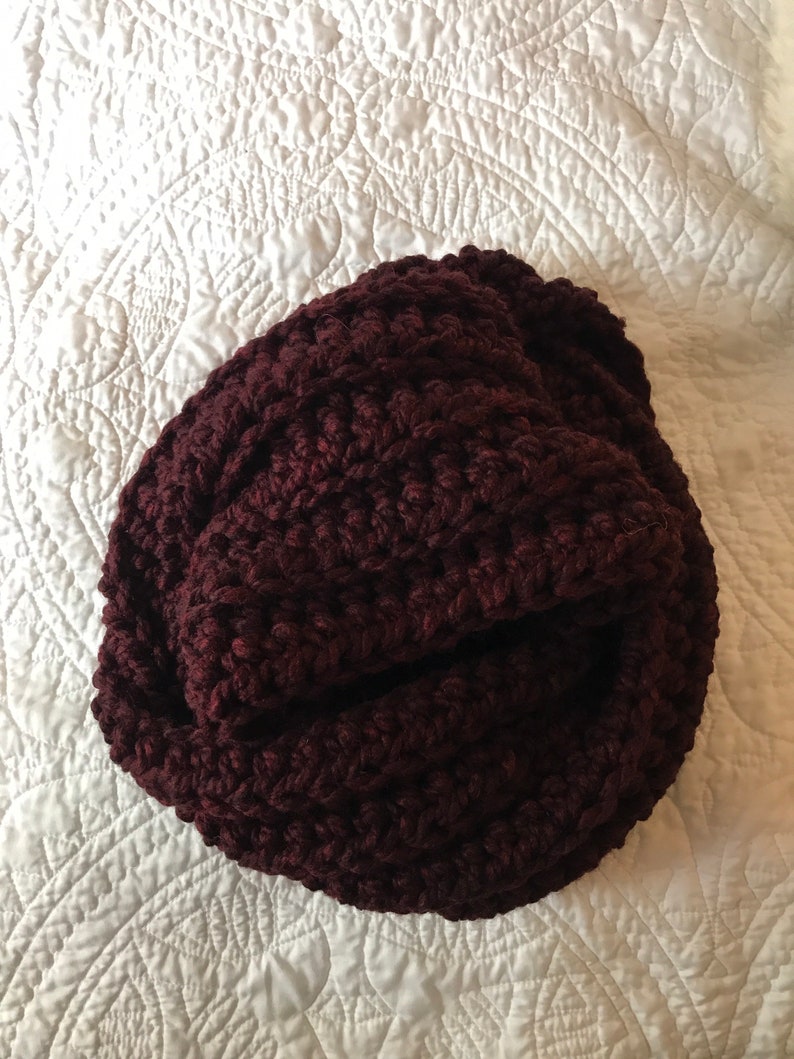 The Eloise Scarf X in Claret - Etsy