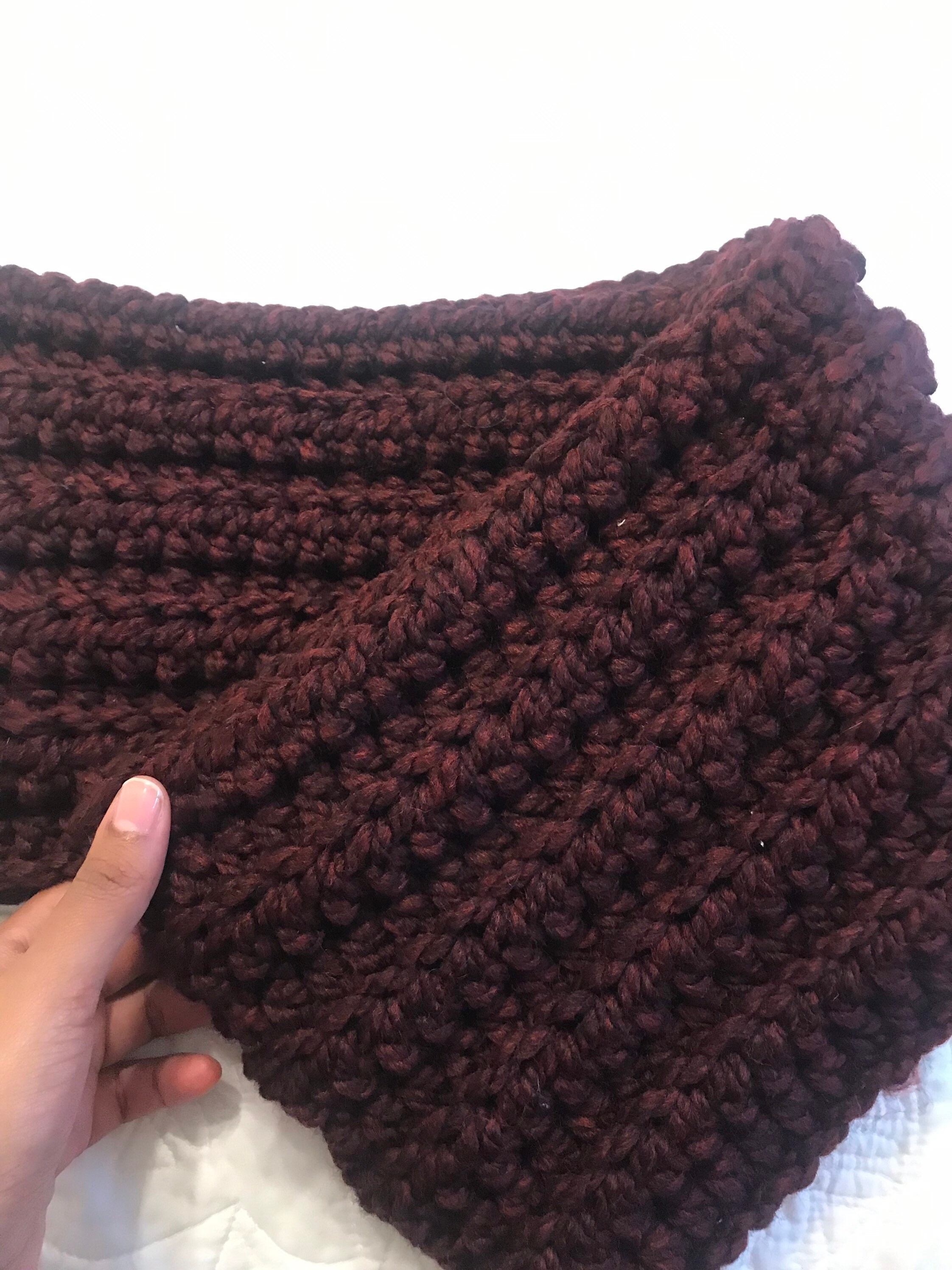 The Eloise Scarf X in Claret - Etsy
