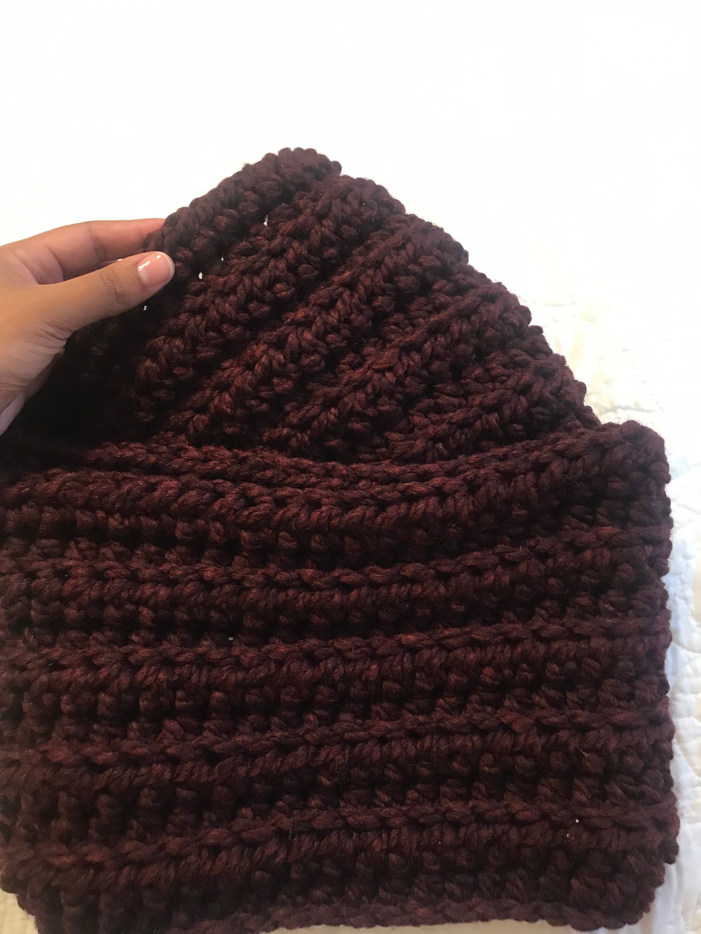 The Eloise Scarf X in Claret - Etsy