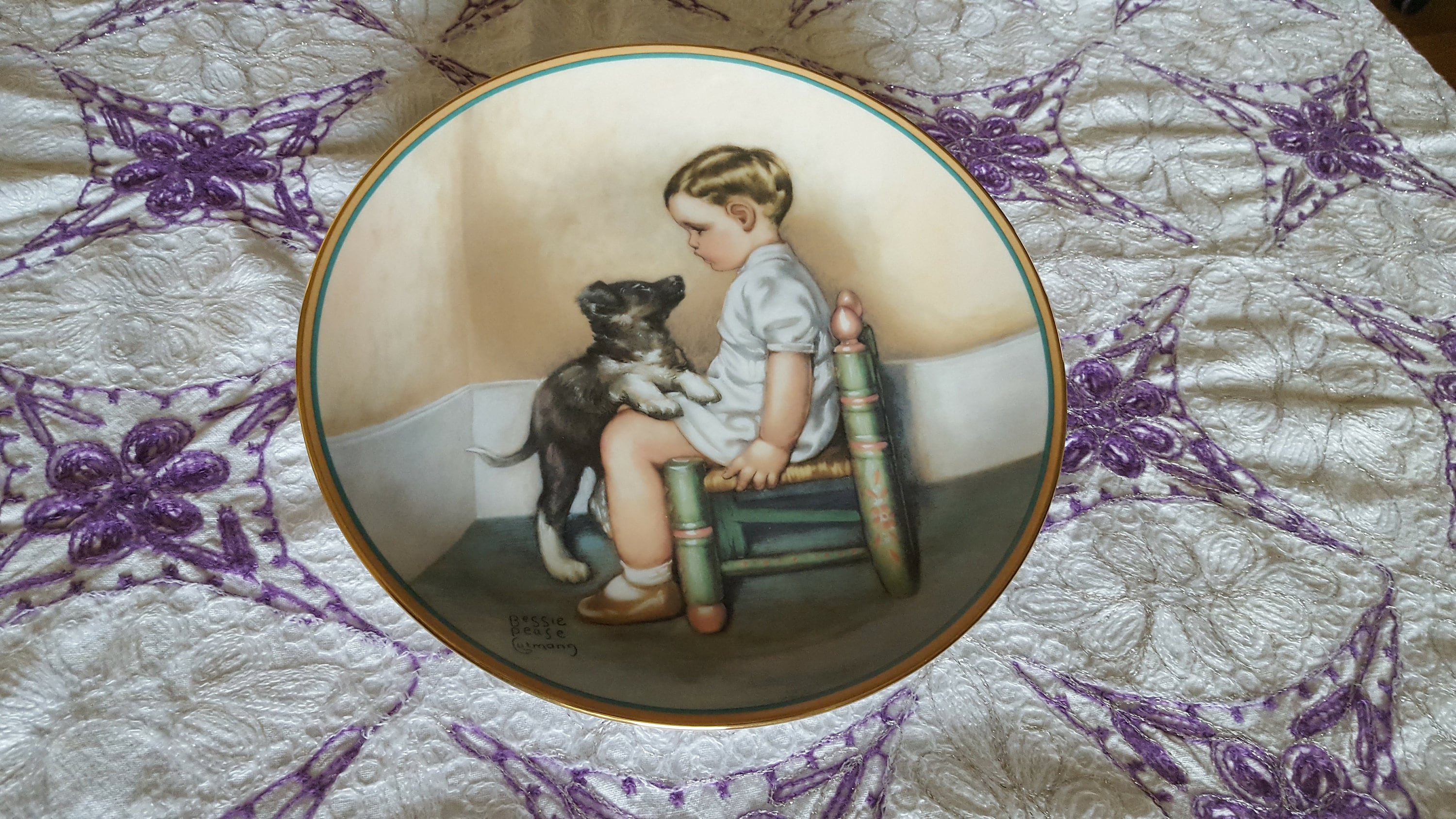 A Child's Best Friend Plate Collection by Hamilton Collection - Etsy