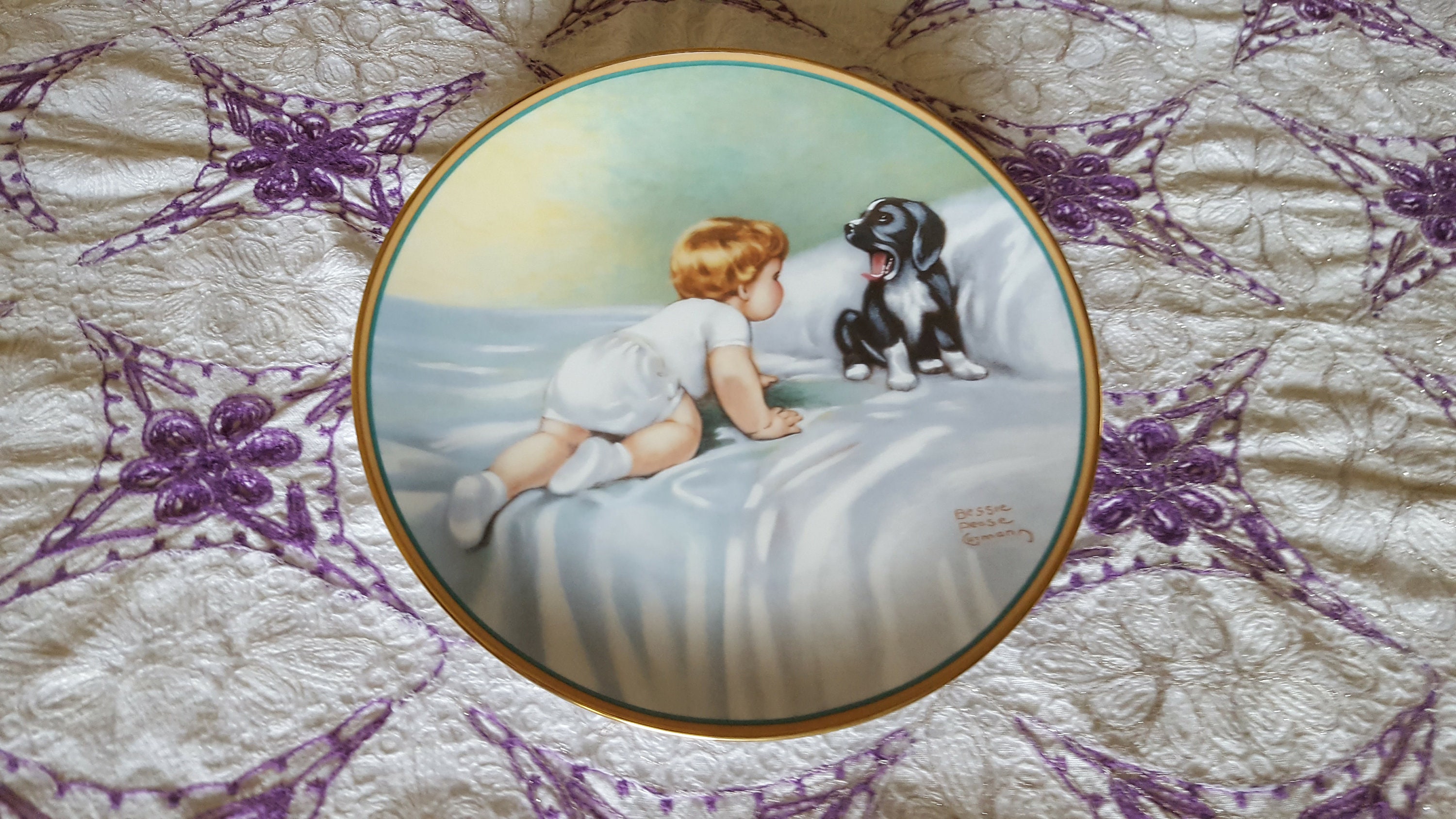 A Child's Best Friend Plate Collection by Hamilton Collection - Etsy