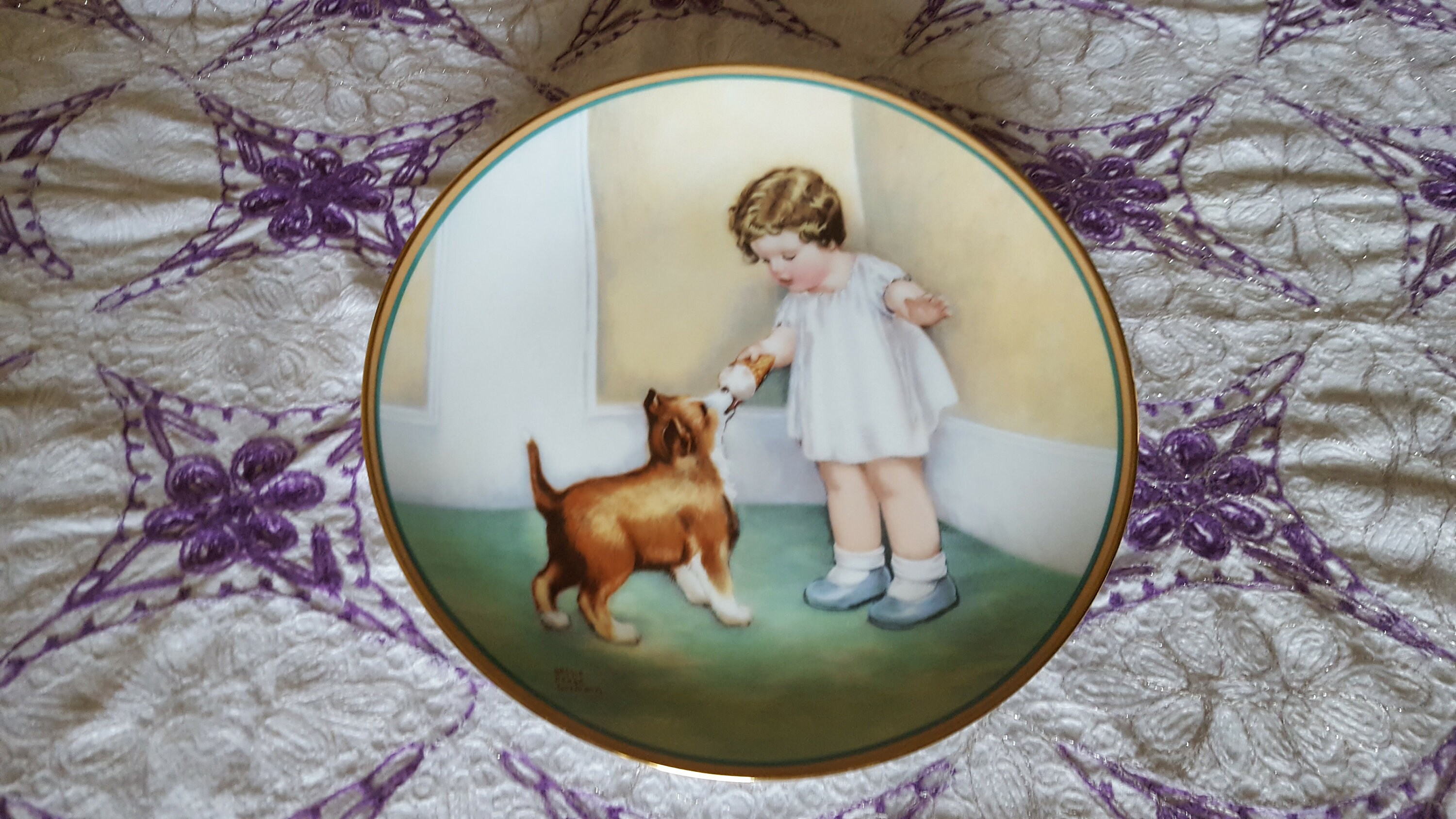 A Child's Best Friend Plate Collection by Hamilton Collection - Etsy
