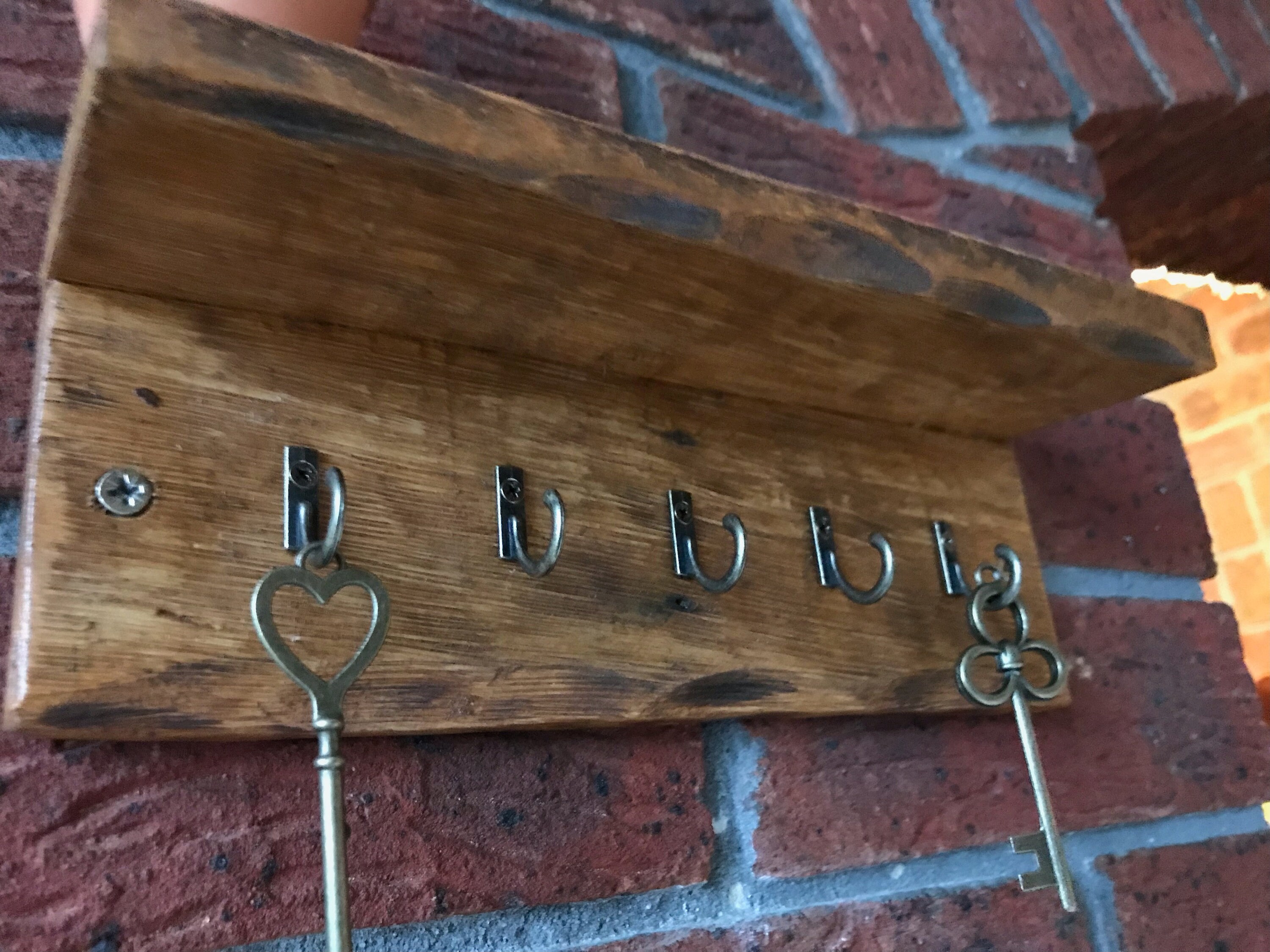 Wooden Key Box Wall Key Cabinet Key Holder Box Key Storage - Etsy UK