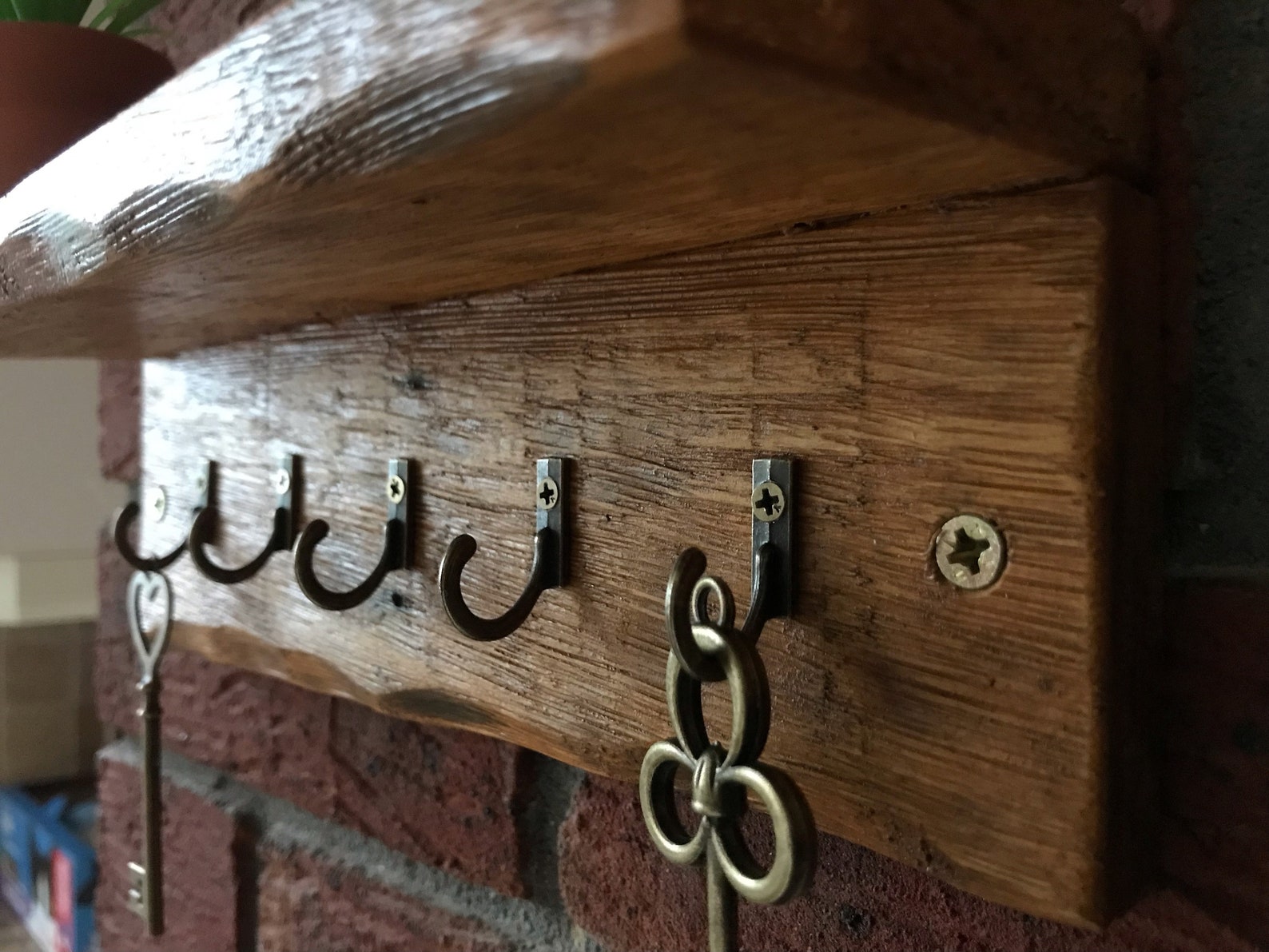 Wooden Key Box Wall Key Cabinet Key Holder Box Key Storage - Etsy