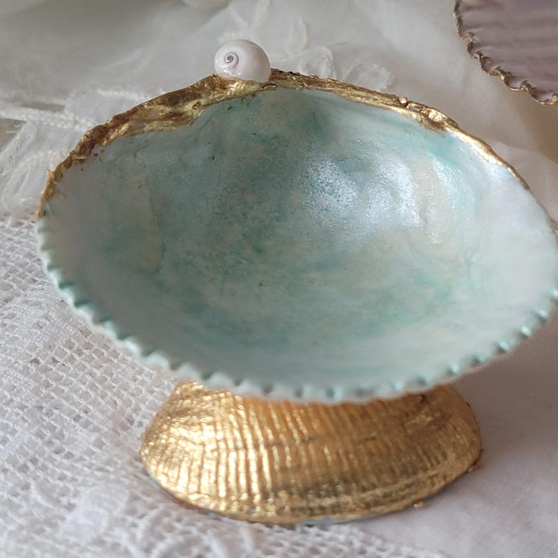 Shell Ring Dish Jewelry Dish - Etsy