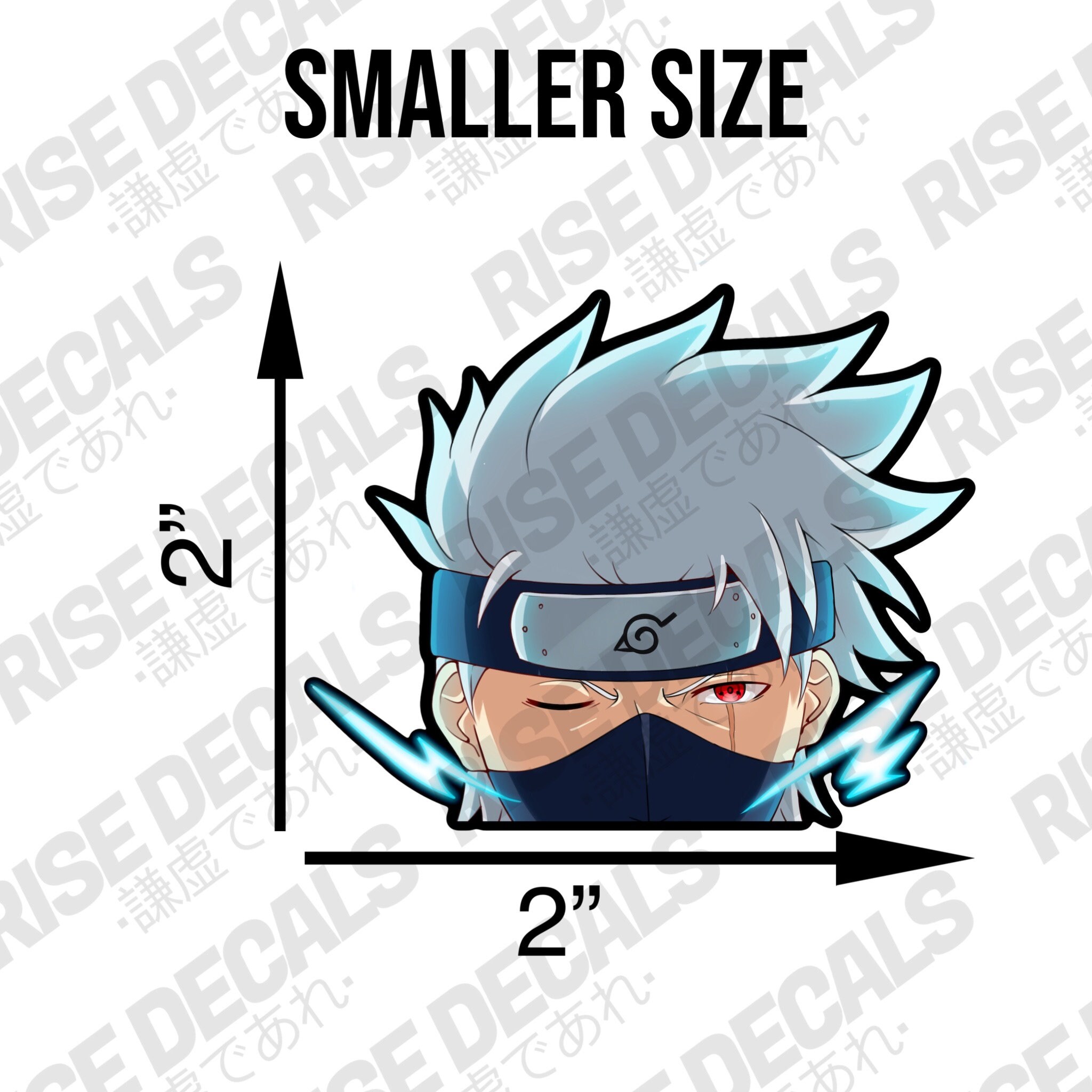 Mini Anime Stickers, Anime Peeker Vinyl Stickers, Car Decals ...