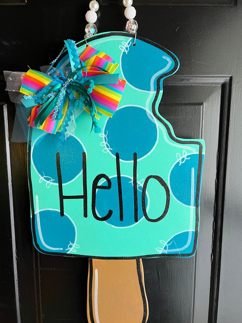 Popsicle Door Hanger - Etsy