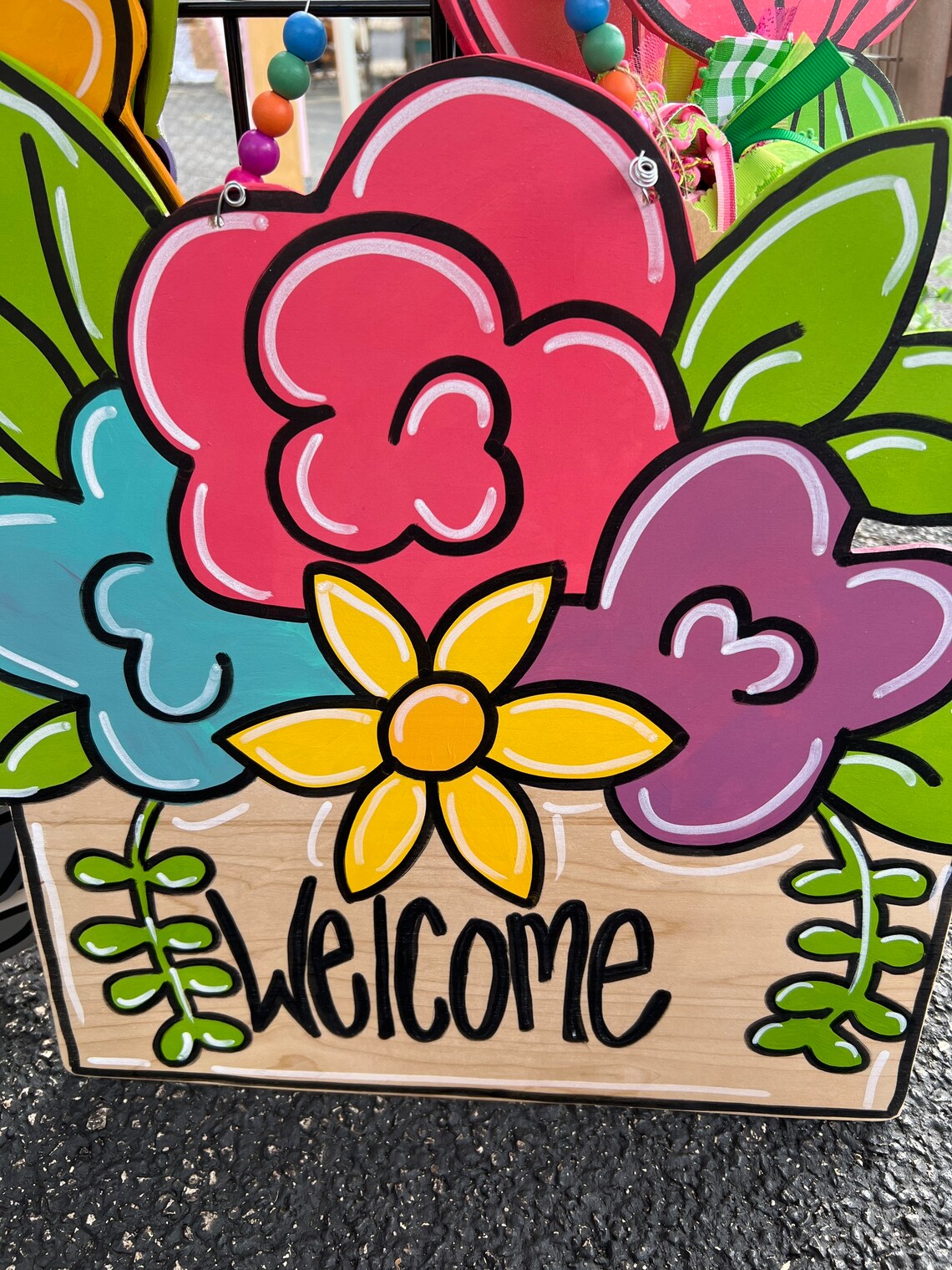 Flower Box Door Hanger - Etsy