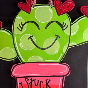 Stuck on You Valentine’s Day Door Hanger, Valentine's Day Doorhanger ...