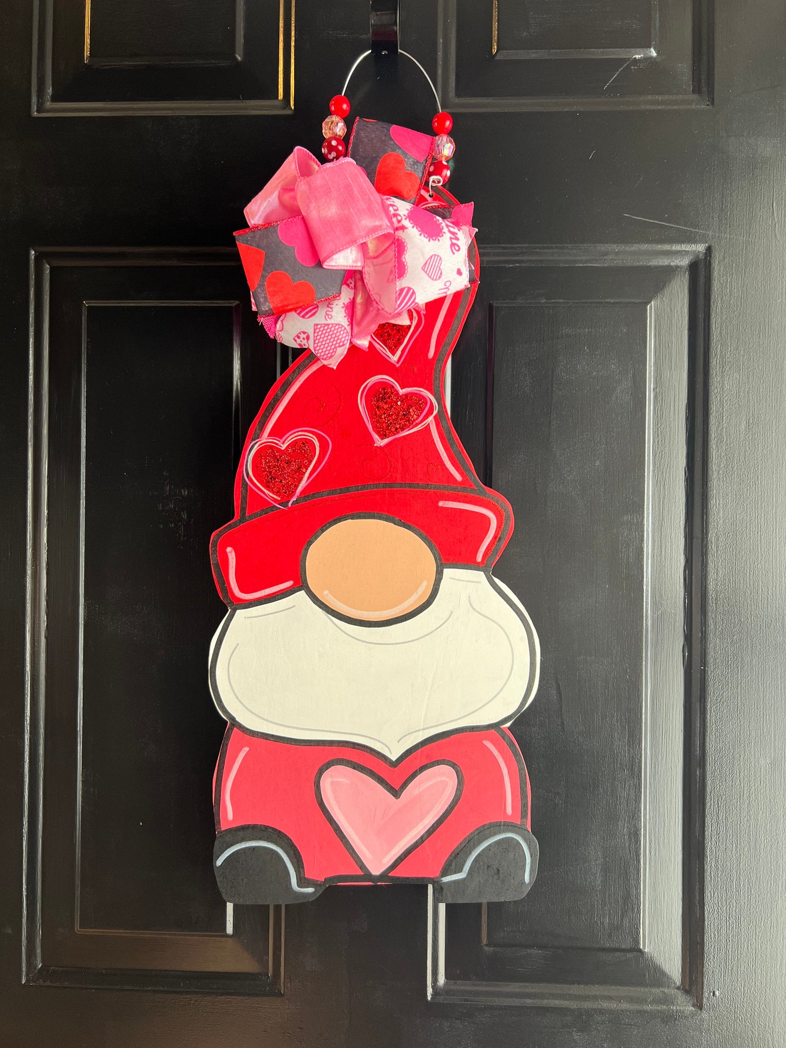Valentine’s Day Gnome Door Hanger| Gnome Door Hanger| Doorhanger ...