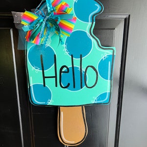 Popsicle Door Hanger - Etsy
