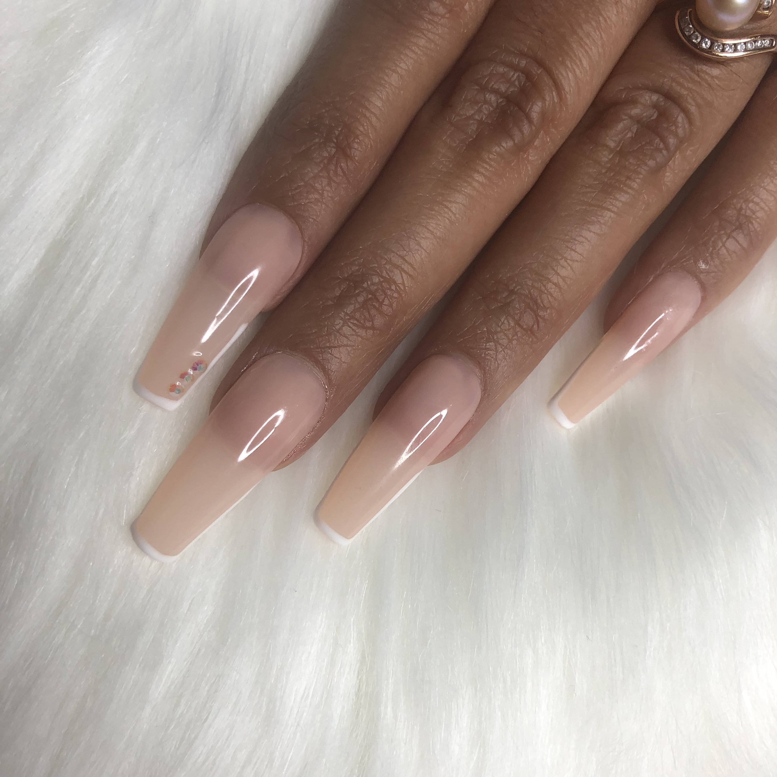 Natural Acrylic Nails