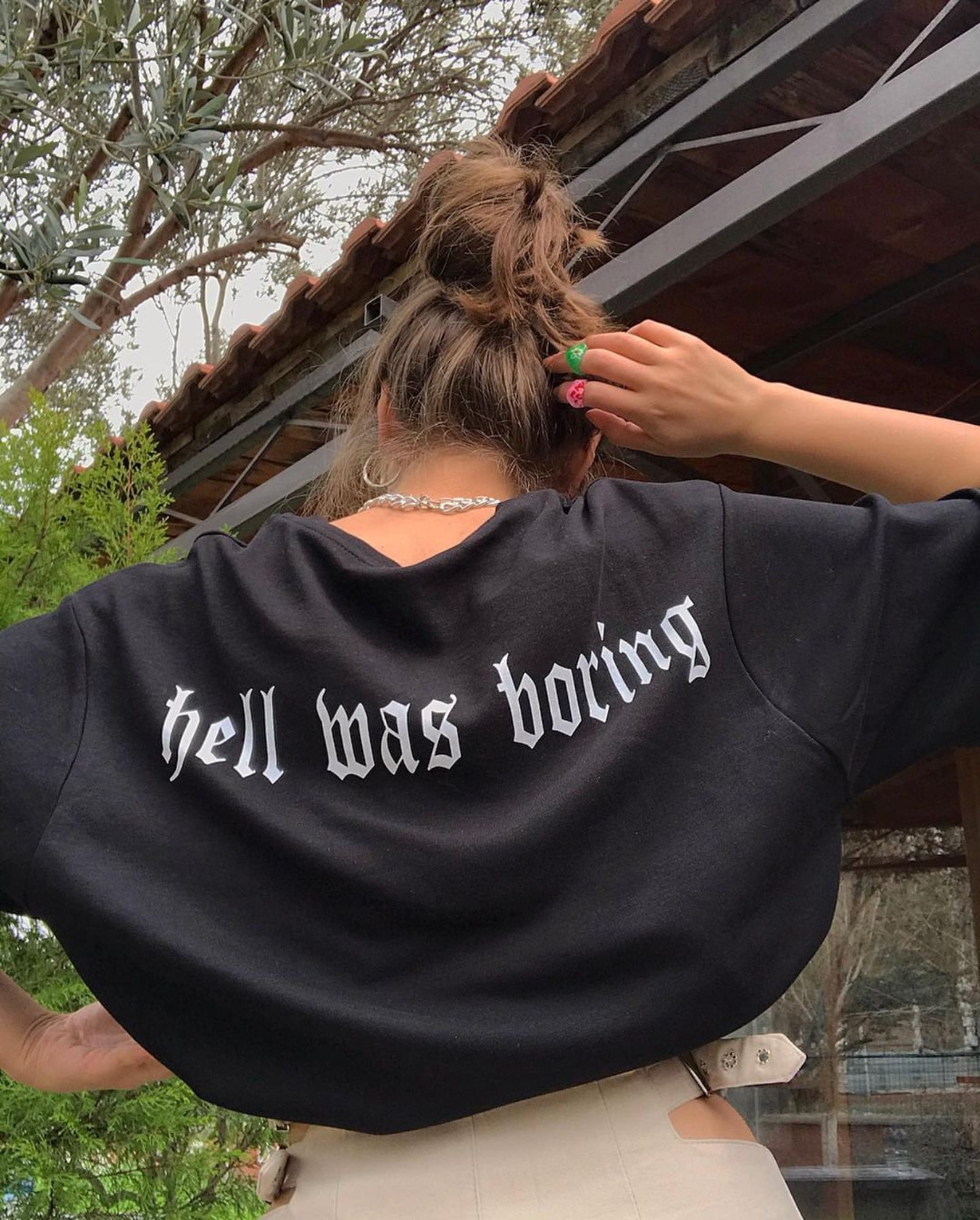 Oversize Hell Was Boring T-shirt - Etsy