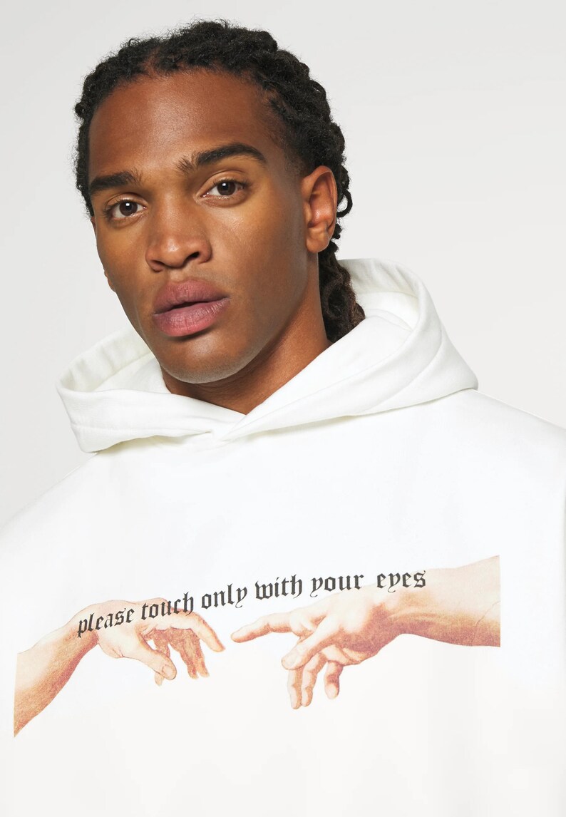 Please Touch Only With Your Eyes Hoodie - Etsy