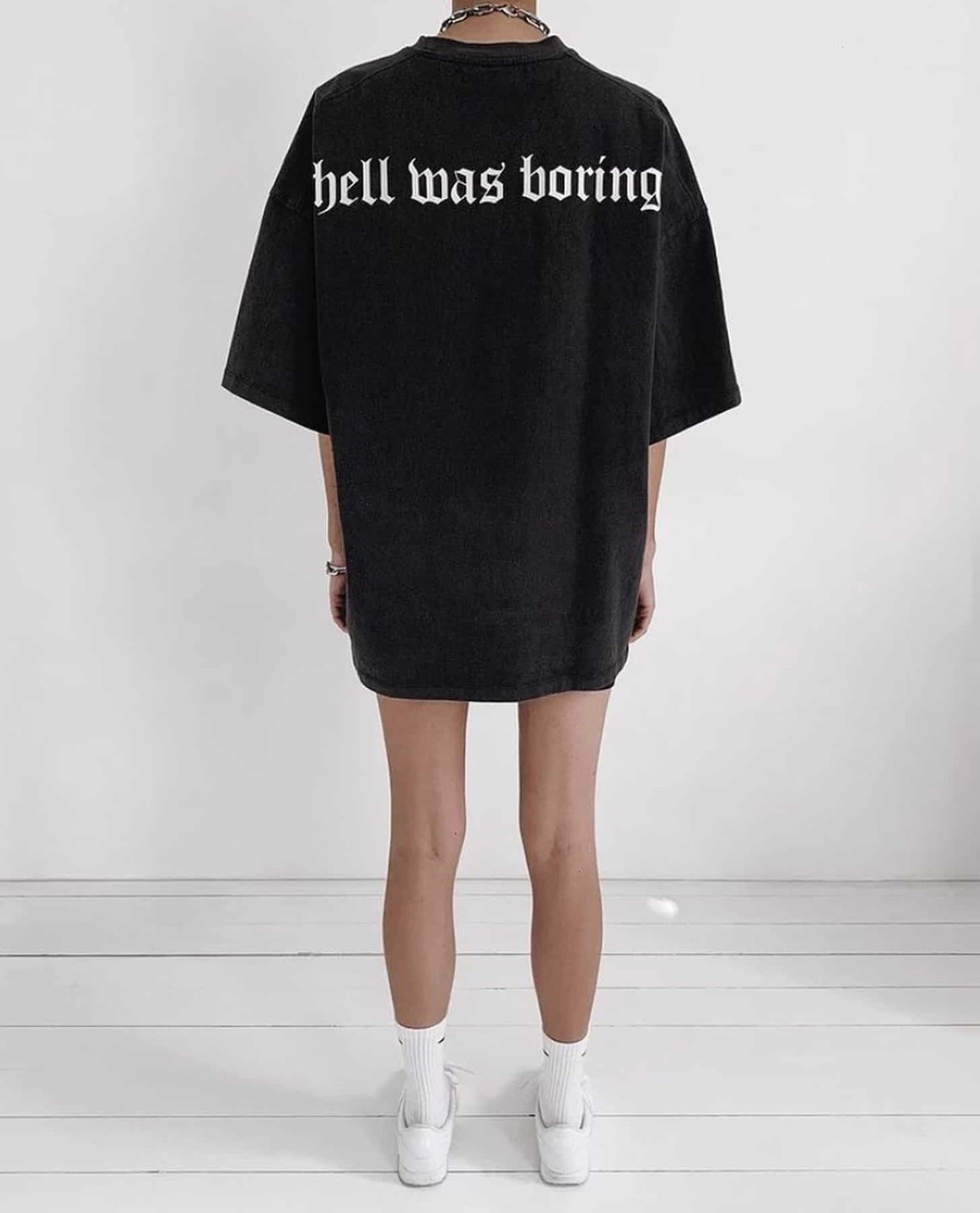 Oversize Hell Was Boring T-shirt - Etsy