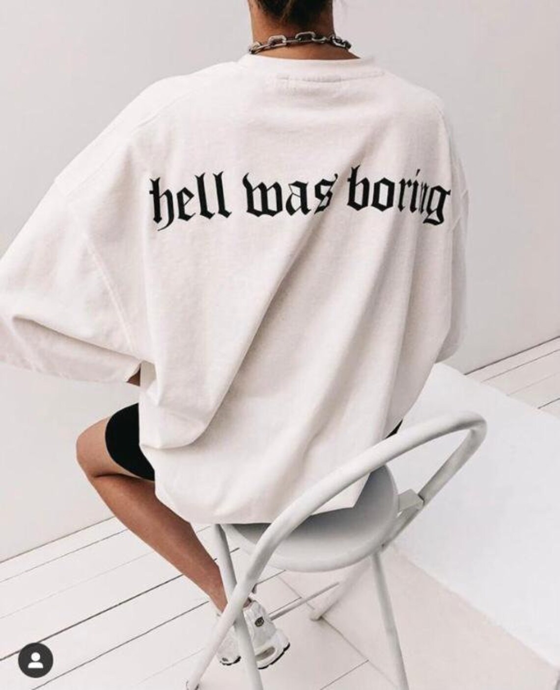 Oversize Hell Was Boring T-shirt - Etsy