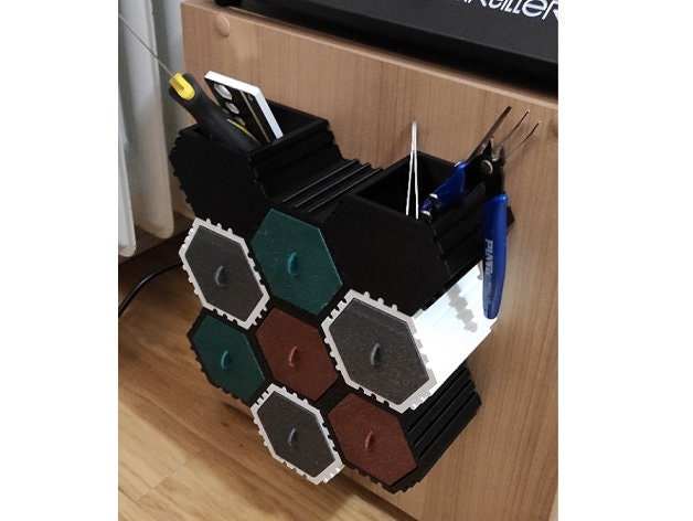 HIVE Modular Hex Drawers Hexagon Drawers Modular Organization Custom ...