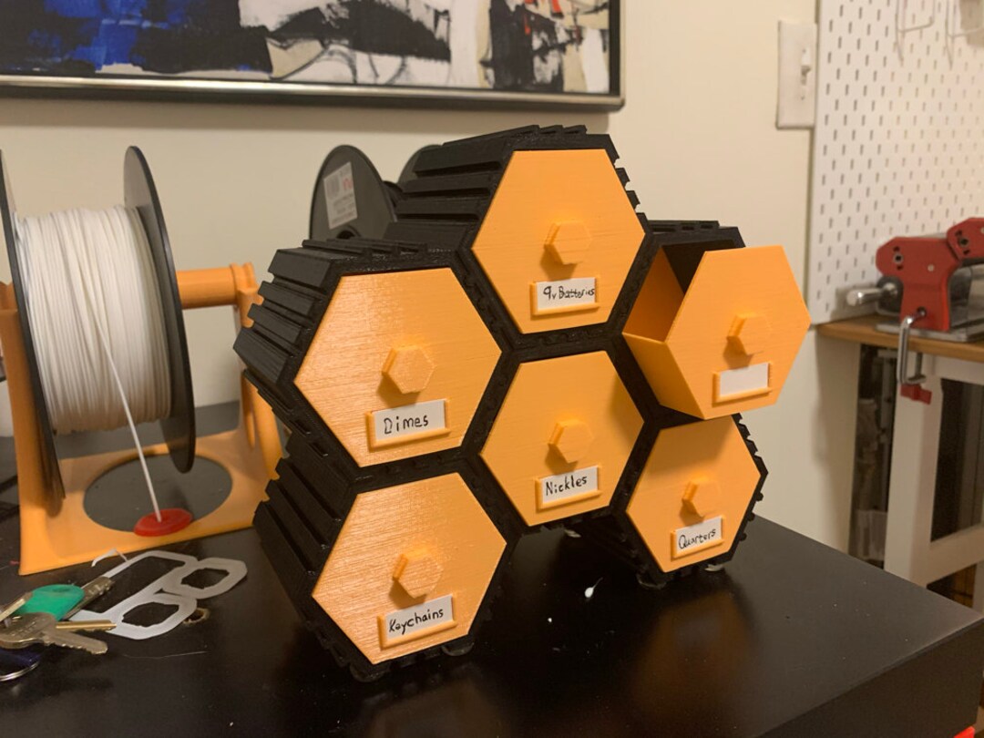 HIVE Modular Hex Drawers Hexagon Drawers Modular Organization Custom ...