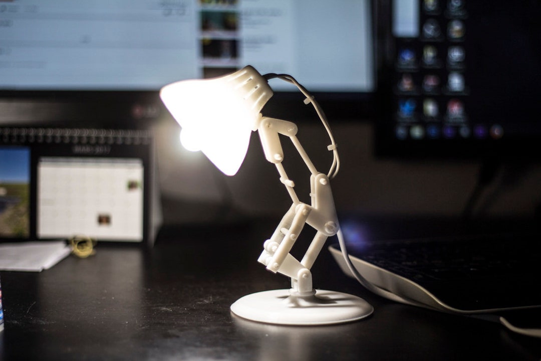 PIXAR LAMP Nightstand LIGHT Personalized Lamp Custom Desk - Etsy