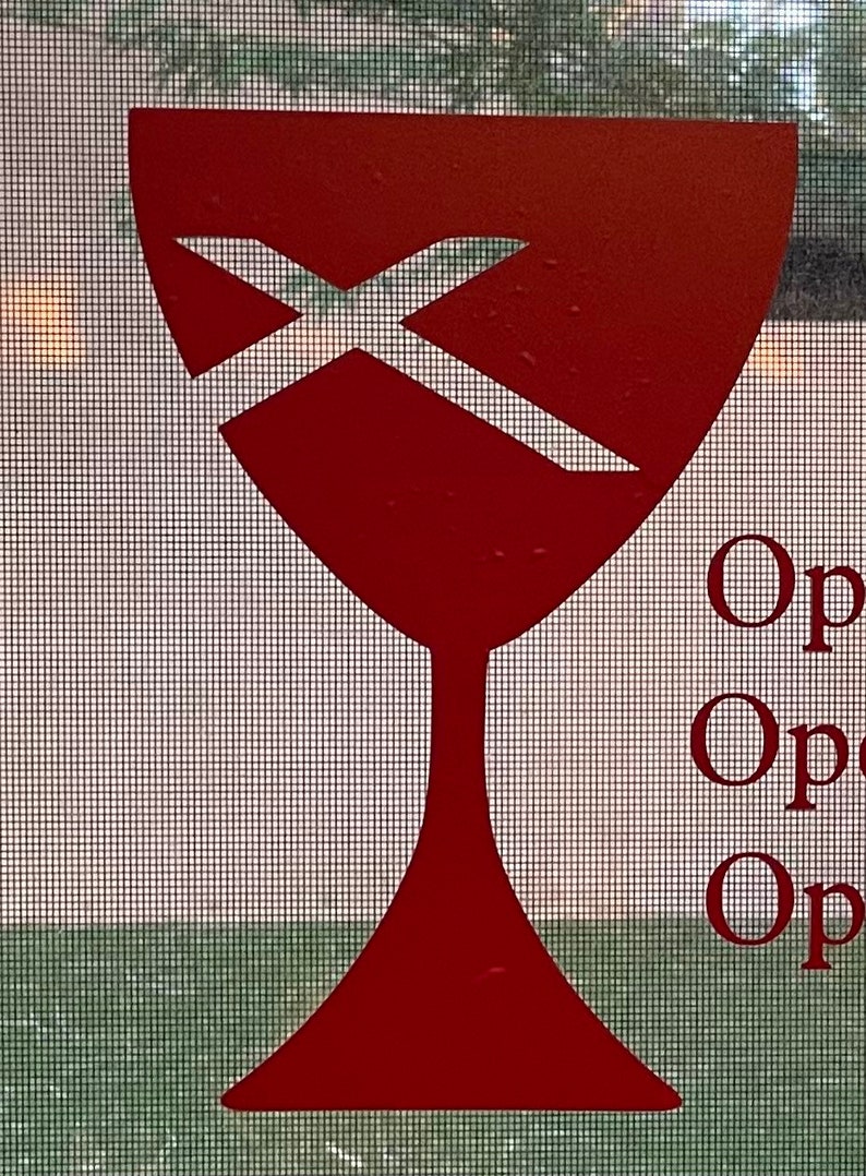 Disciples of Christ Welcome Sign Church Welcome Sign Church Decal Red ...