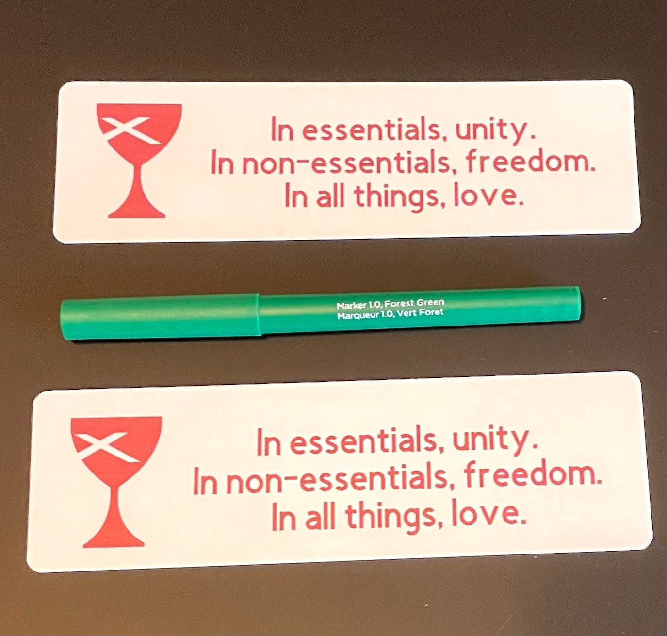 Disciples of Christ Red Chalice Book Mark Reading in Essentials Unity ...