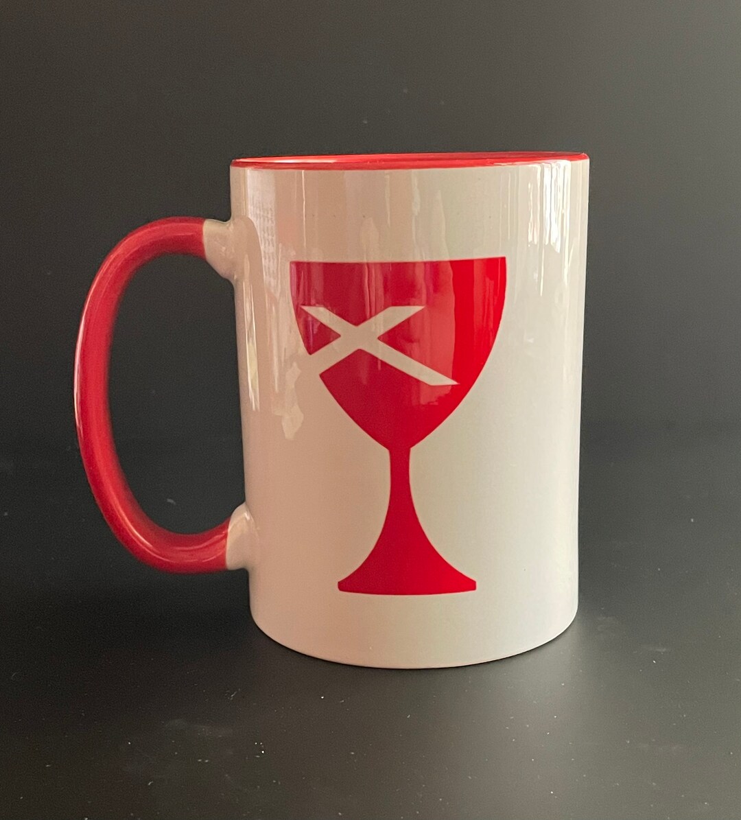 Disciples of Christ Red Chalice Mug. 15 Oz. Ceramic Mug, Dishwasher and ...