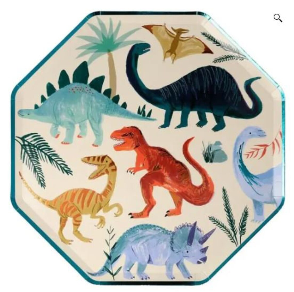 Dinosaur Paper Plates Birthday Party Jurassic Party Baby Shower - Etsy