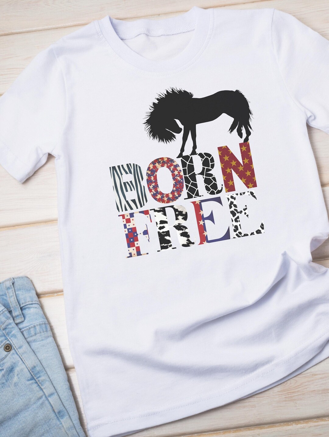 Born Free Printable Design Print on Demand PNG SVG Digital Download - Etsy