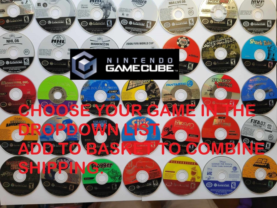Gamecube Games Lot - DISC ONLY (you Choose) Disney, Racing, Sports ...
