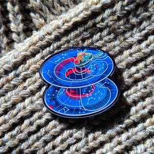 Wormhole Space Galaxy Pin: Astronauts Catching Stars, Sci-fi Space ...