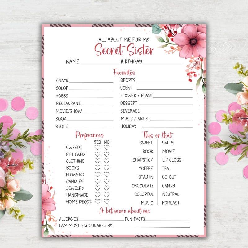Secret Sister Gift - 60+ Gift Ideas for 2025