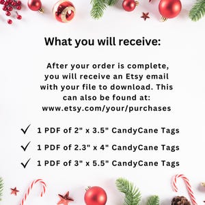 Legend of the Candy Cane Printable Poem Card, Candy Cane Legend Tag ...