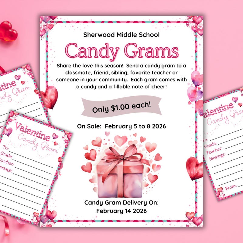 Valentine Candy Grams - Etsy