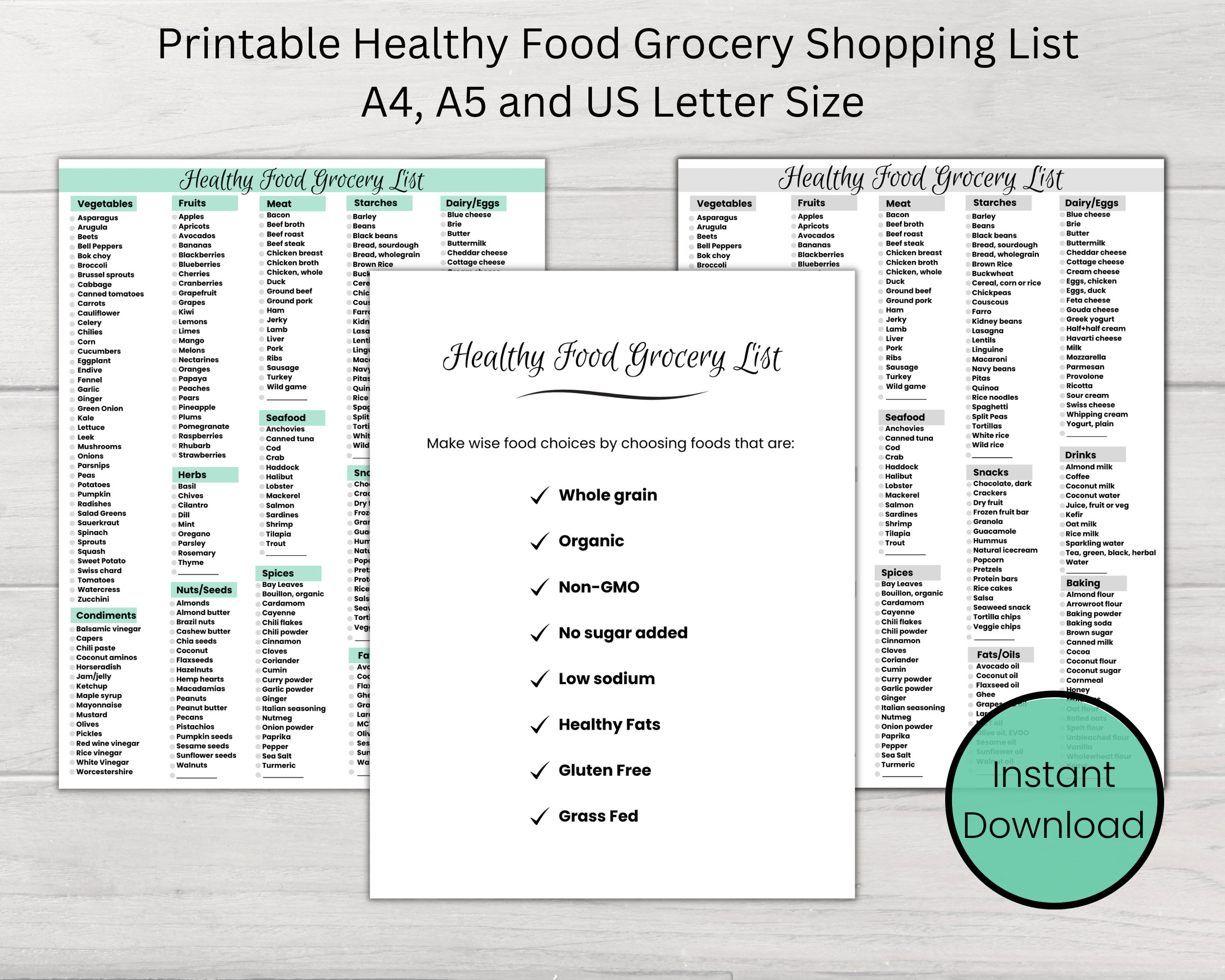 Walmart Grocery Shopping List