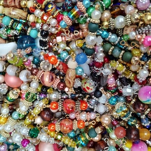 20 ORIGINAL Bead Dangles, Journal Charms, Beaded Journal Charms ...