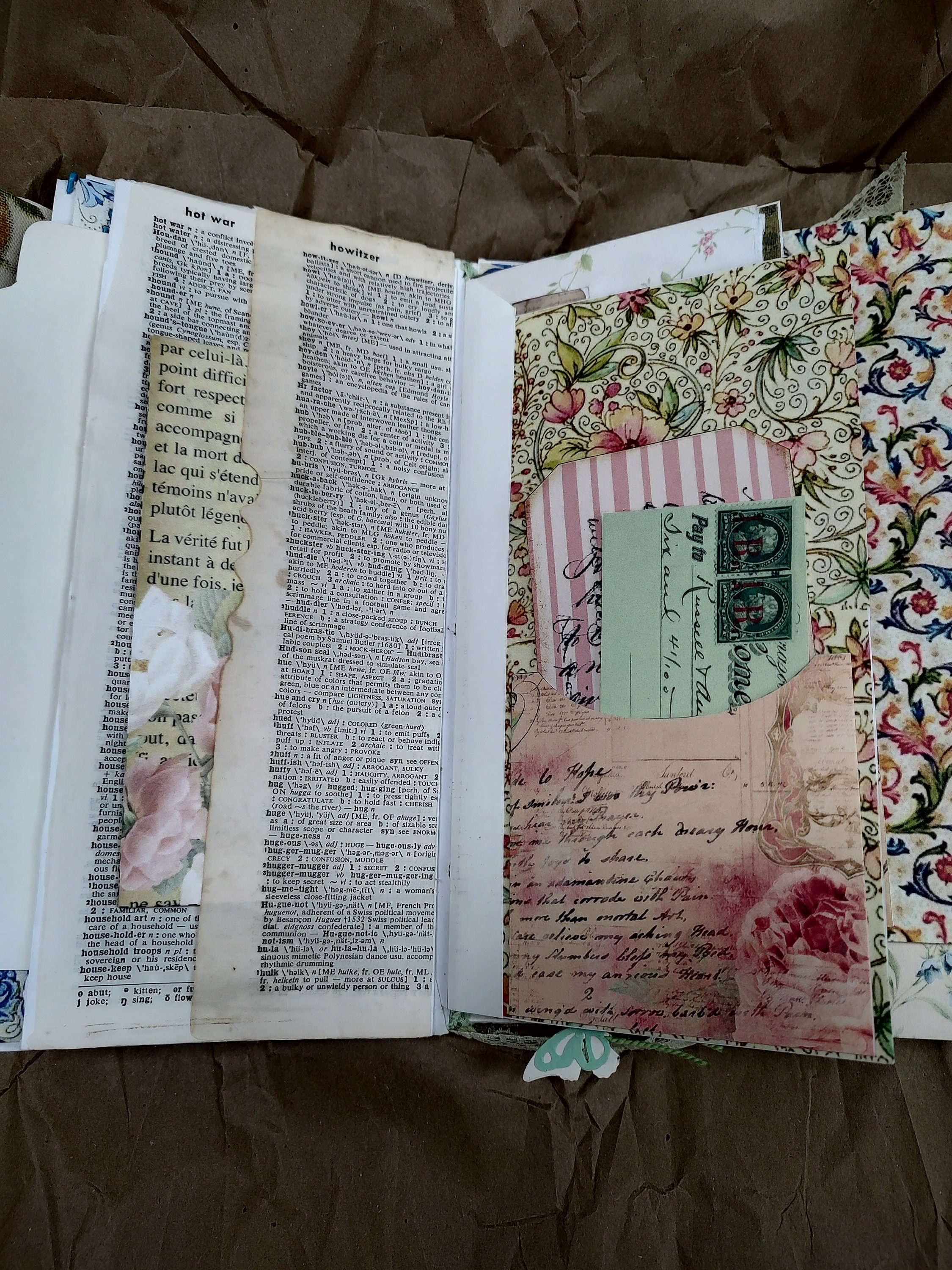 Envelope Journal, Eclectic Journal, Handmade Journal, Writing Journal ...