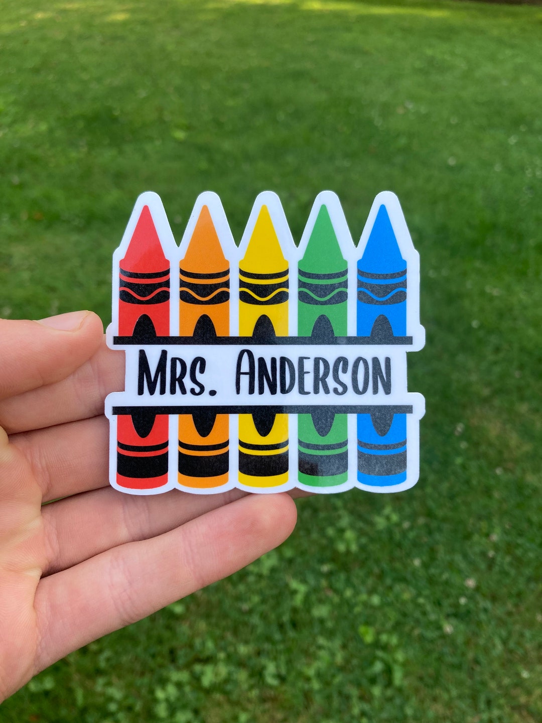 Custom Teacher Sticker, Kindergarten Teacher Sticker, Elementary ...