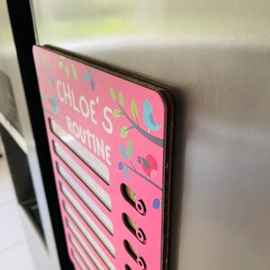 Personalized Kids Routine Chart Daily Visual Schedule for Children ...